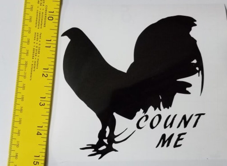 Gamefowl Vinyl Decal Rooster Cockfight Gaff Knife Cockhouse - Etsy