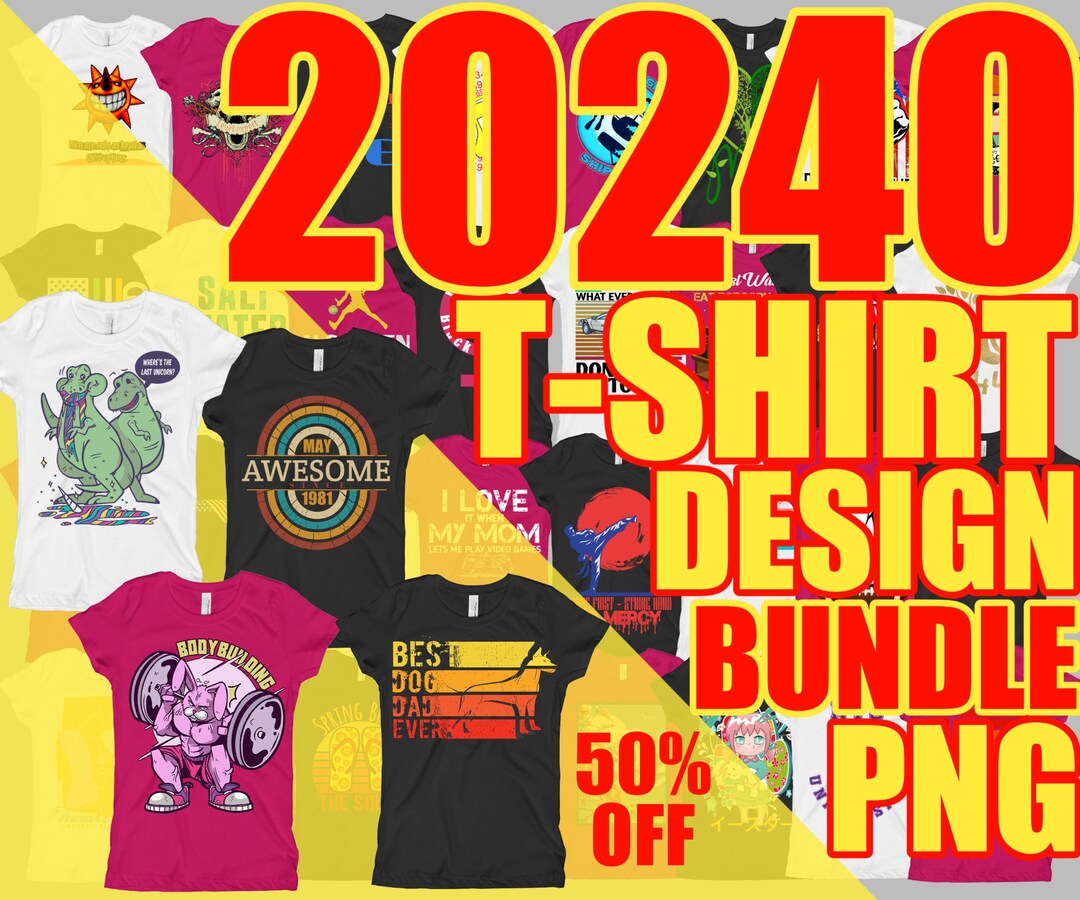 20k Tshirt Design Bundle Tshirt Bundle Tshirt Women Tshirt Men