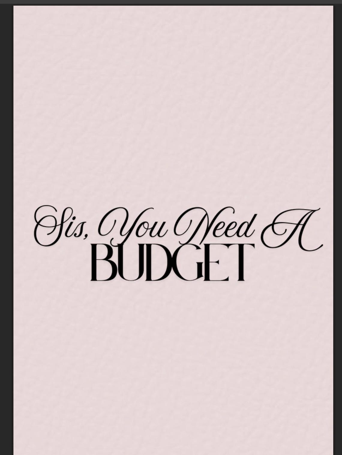 Sis You Need A Budget Planner [2026] - Etsy