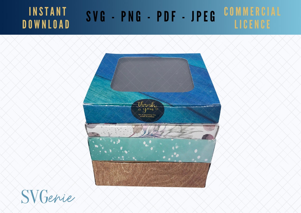 Coaster Box Svg Bundle 4sizes Template Box for Drinking - Etsy