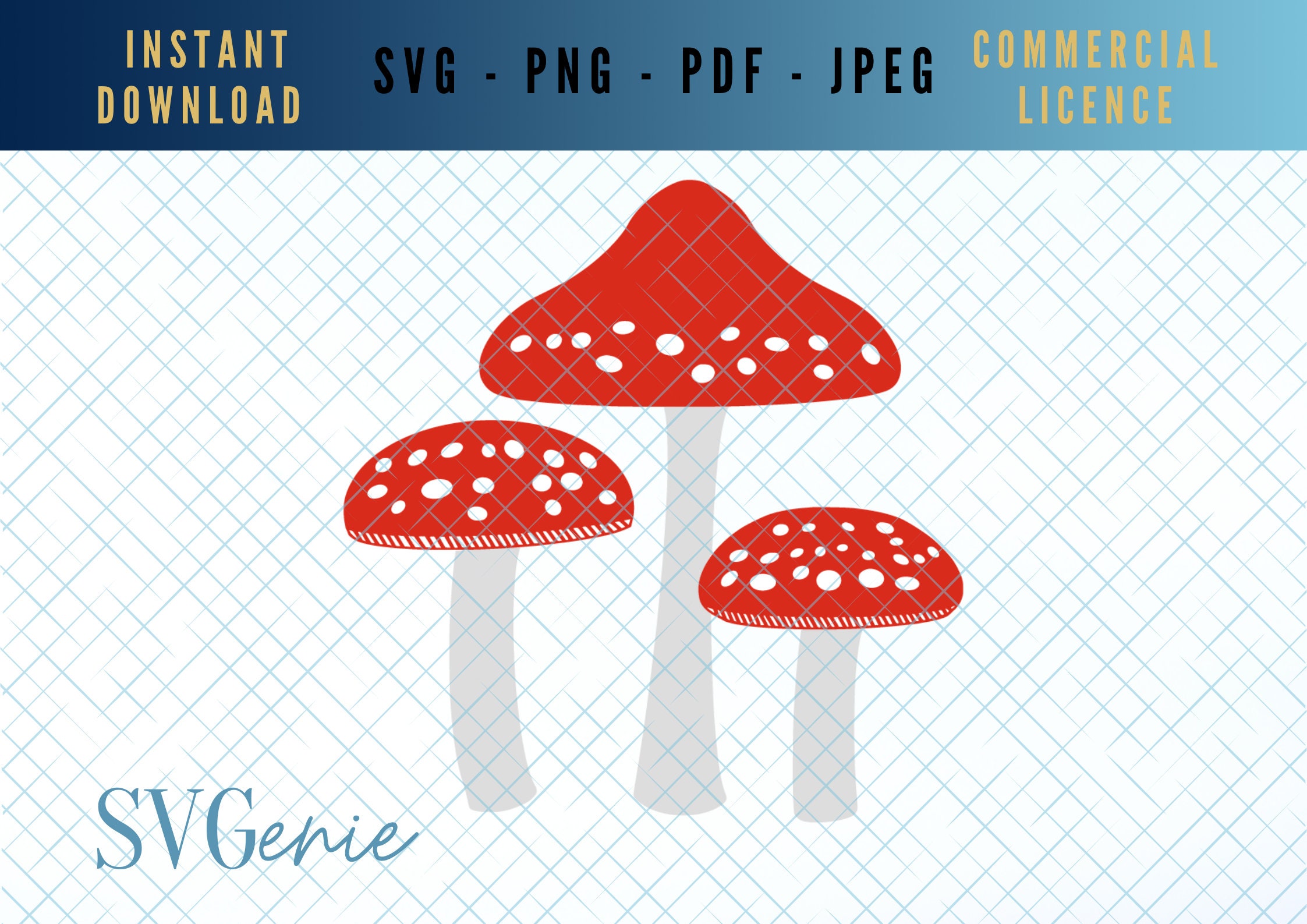 Mushroom Svg Toadstool Svg Fairy Mushroom Svg Mushroom - Etsy