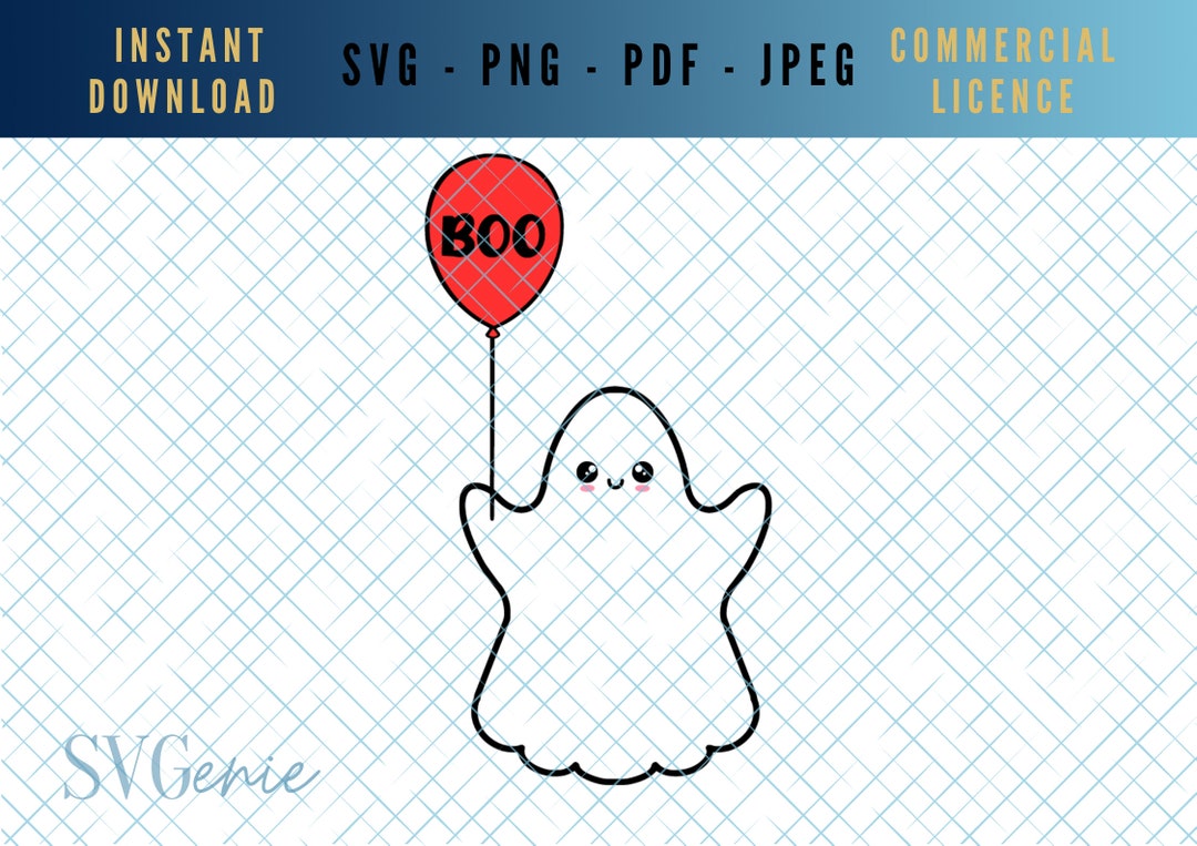Ghost SVG, Boo Svg, Cute Ghost SVG, Friendly Ghost SVG, Spooky Svg ...