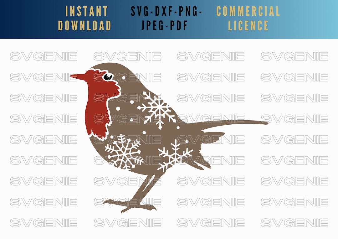 Robin SVG, Robin Bird PNG, Christmas Robin Svg, Winter Bird Svg ...