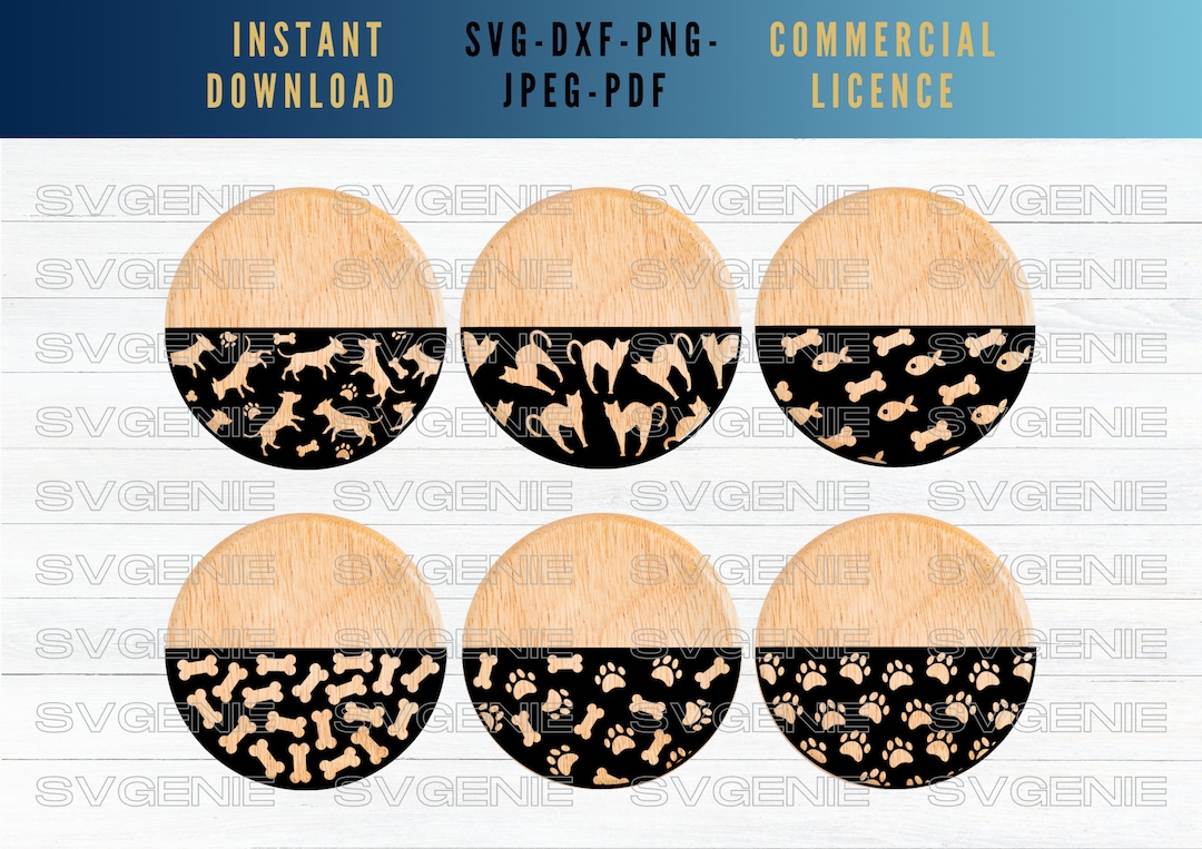 Pet Door Hanger SVG, Paw Print Welcome Sign Template (digital Download ...