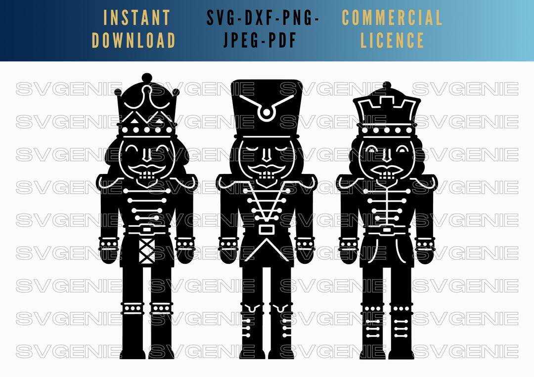 Nutcracker SVG Bundle, Christmas Soldier Cut File (digital Files) - Etsy UK