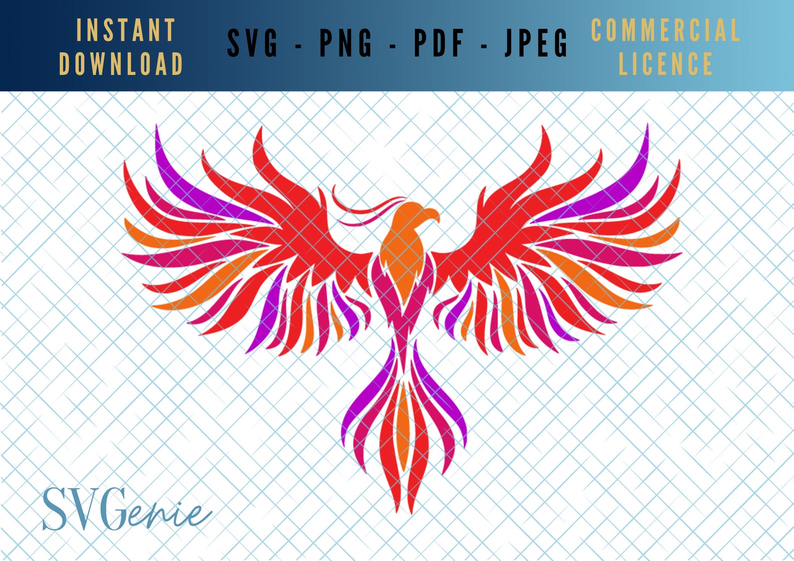 Phoenix SVG Bundle Phoenix Bird PNG Firebird SVG Mythical - Etsy