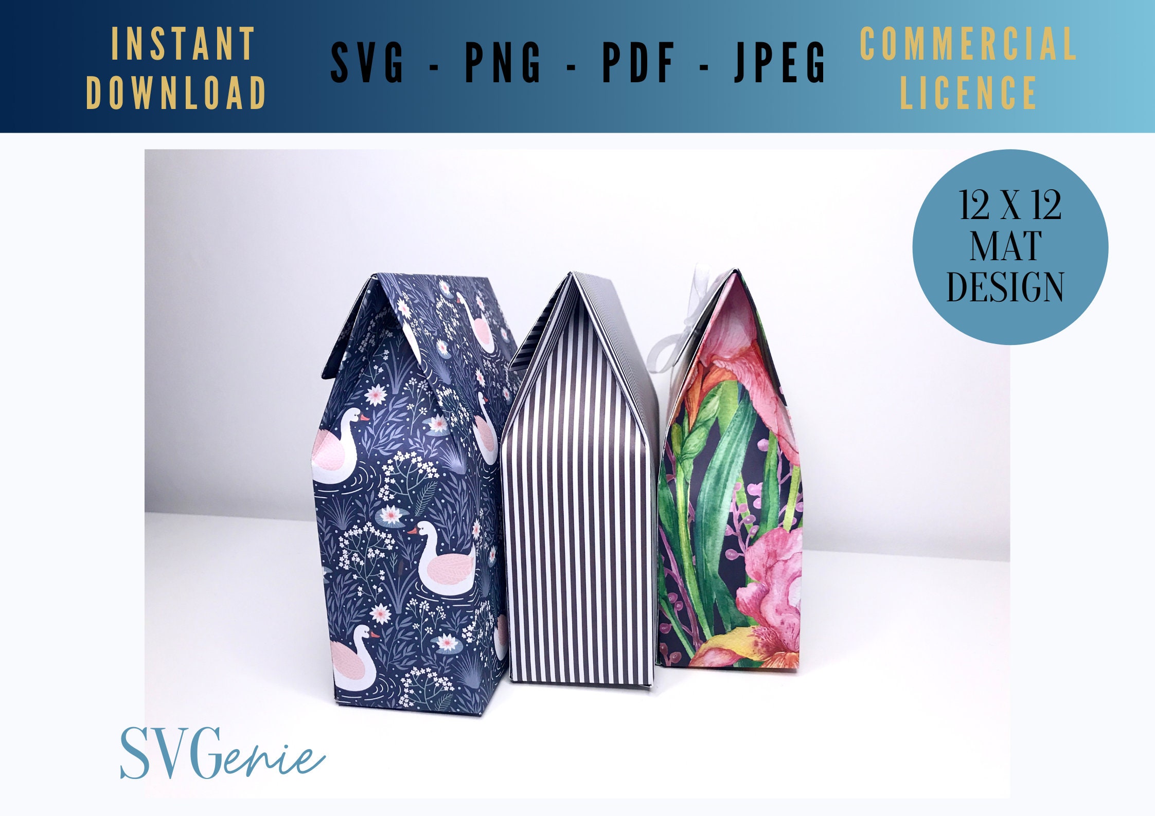 Gift Bag SVG Fold Over Gift Bag Template Gift Pouch Cut - Etsy UK