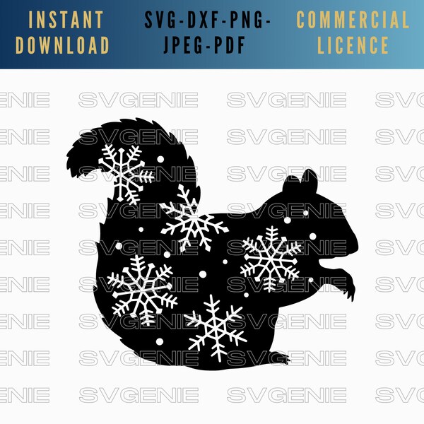 Woodland Squirrel Clipart - Etsy