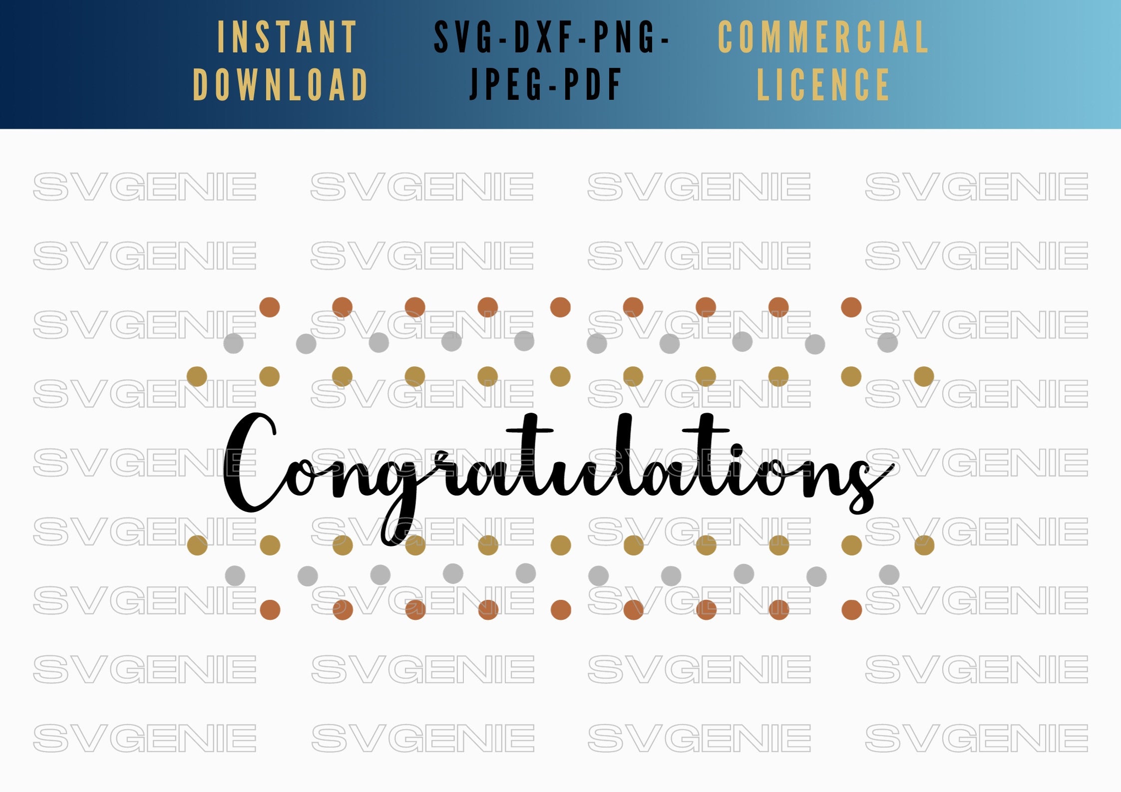 Congratulations SVG Cut File, Graduation, Engagement (digital Download ...