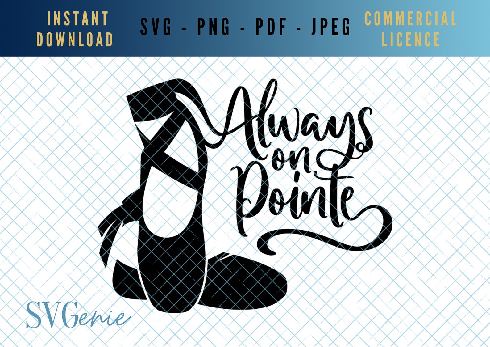 Ballet Shoes SVG Pointe Shoes SVG on Point SVG Ballet - Etsy UK