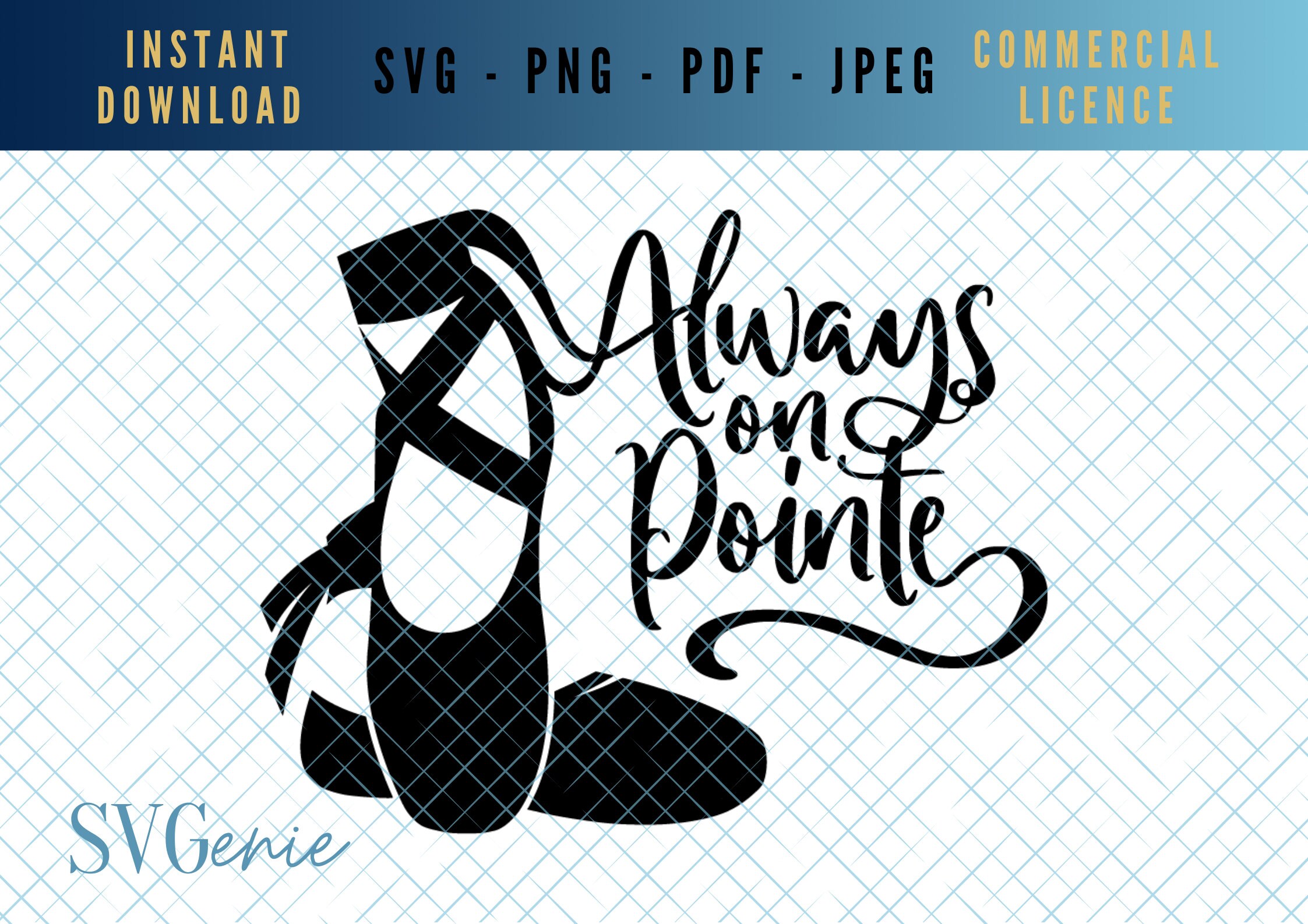 Ballet Shoes SVG Pointe Shoes SVG on Point SVG Ballet - Etsy UK