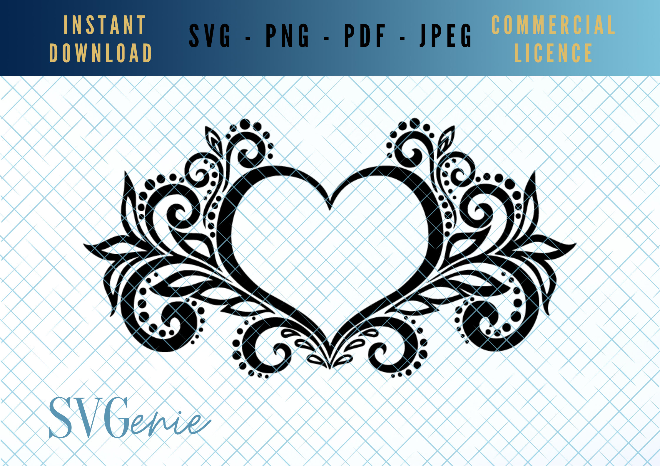 Heart Frame SVG, Heart Monogram PNG, Heart Border SVG, Flourish Svg ...