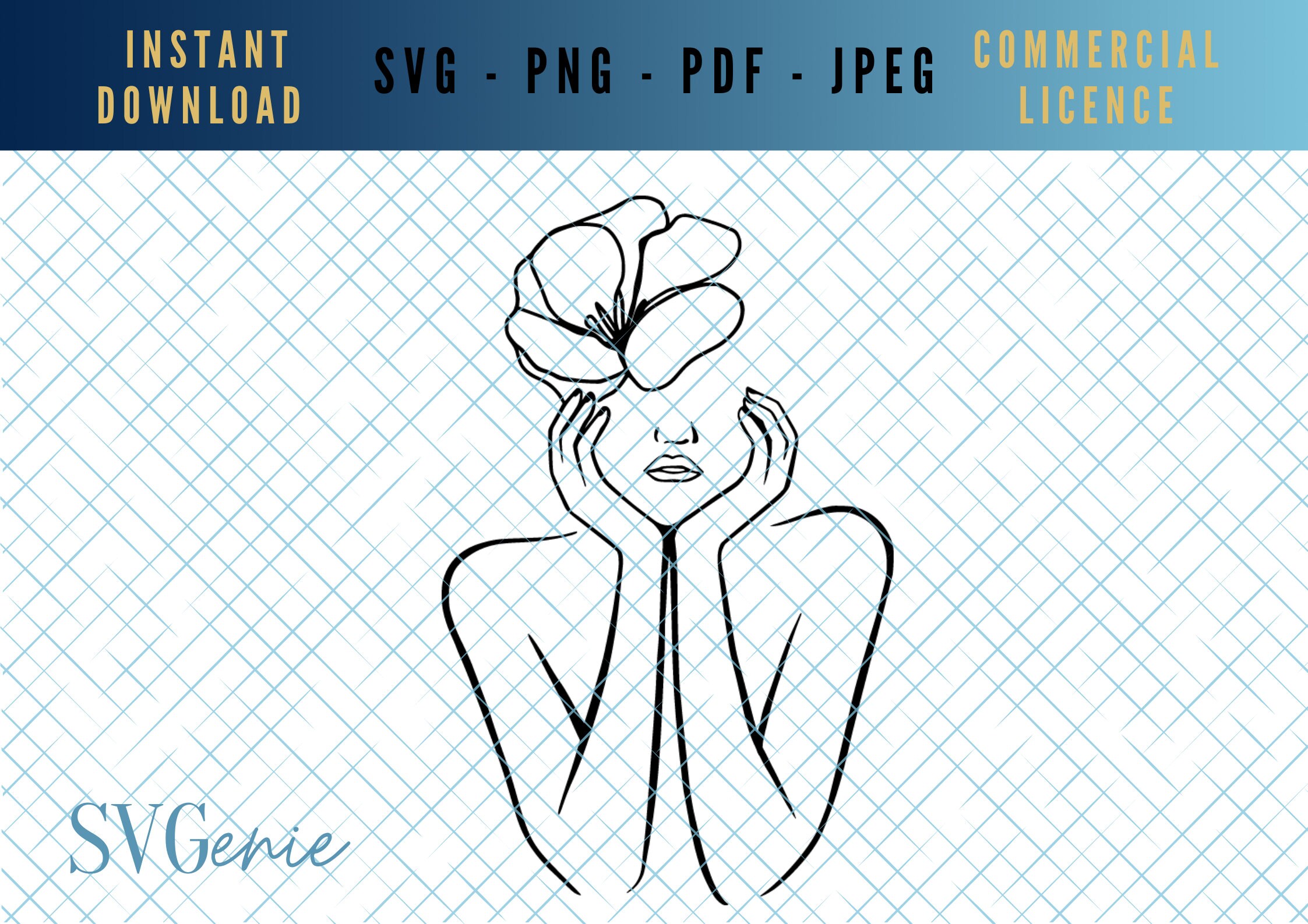 Line Art SVG Ladies Face Svg Woman Line Drawing Svg Female - Etsy UK