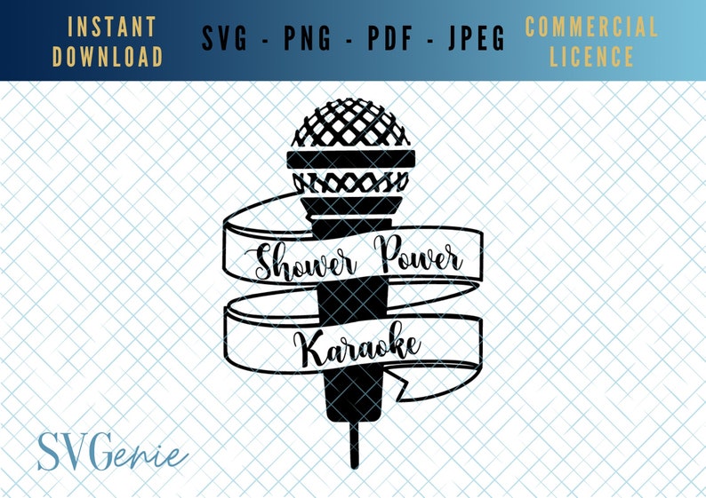 Shower Karaoke SVG Bathroom Decal Svg Funny Washroom Svg - Etsy UK