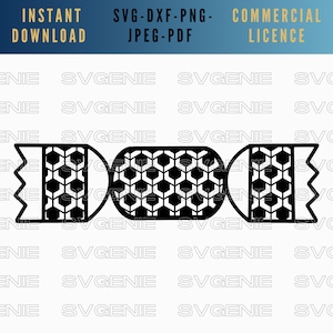 Christmas Cracker SVG Bundle, 2d Christmas Cracker SVG, Geometric Xmas ...