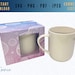 Mug Box SVG Template With Window - Mug Presentation Box With Mug ...