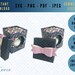 8cm Bauble Box SVG Template, Xmas Ornament Gift Box (digital Download ...