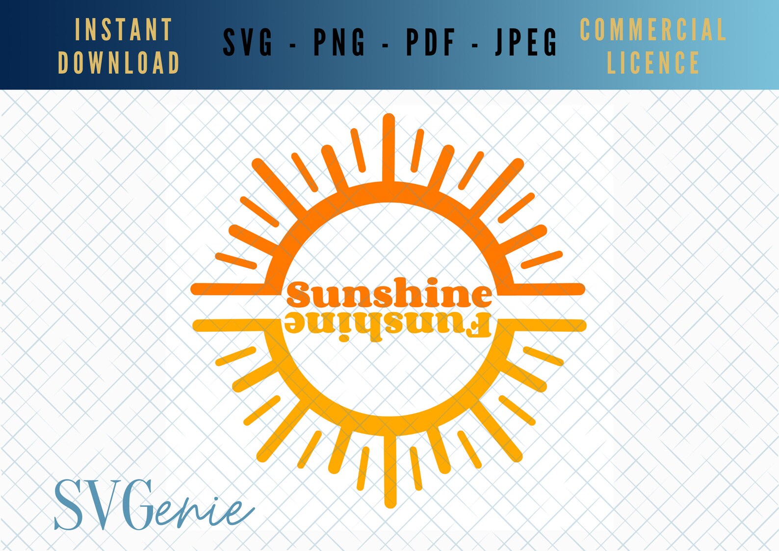 Sunshine Funshine SVG, Sun Cut File (digital Download) - Etsy
