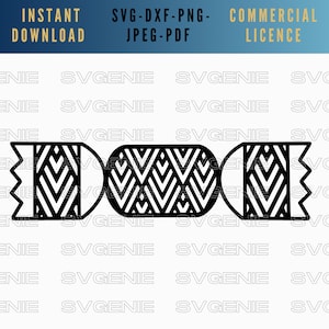 Christmas Cracker SVG Bundle, 2d Christmas Cracker SVG, Geometric Xmas ...