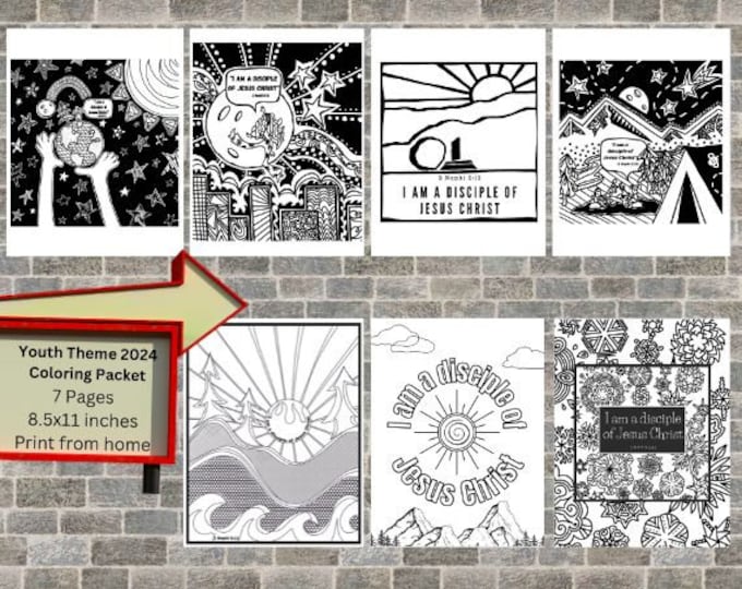 Youth Theme Coloring Sheets, Young Women Activity, Young Women Girls ...