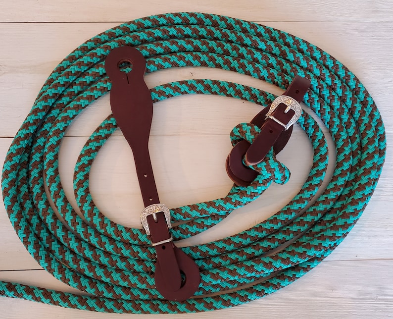 Custom Mecate Reins Clinician Reins Yacht Rope Reins Horse - Etsy