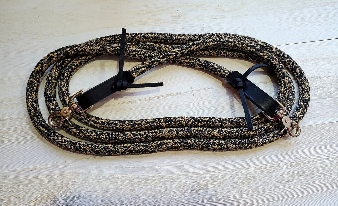 Custom Yacht Rope Loop Reins or Split Reins / clinician Rope, Mecate ...