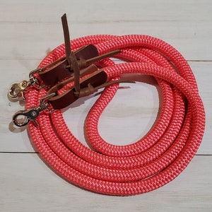 Custom Yacht Rope Loop Reins or Split Reins / Clinician Rope, Mecate ...