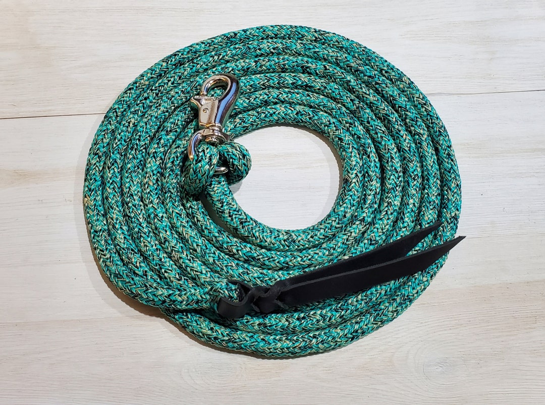 22 Foot Lead Rope, Lunge Line - Choice of Swivel Clasp/bull Snap ...
