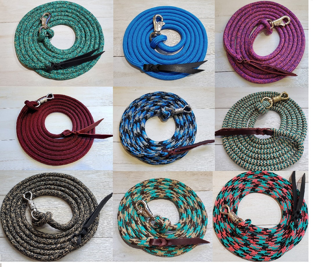 Custom Training Lead Rope - Your Choice of Swivel Clasp/bull Snap ...