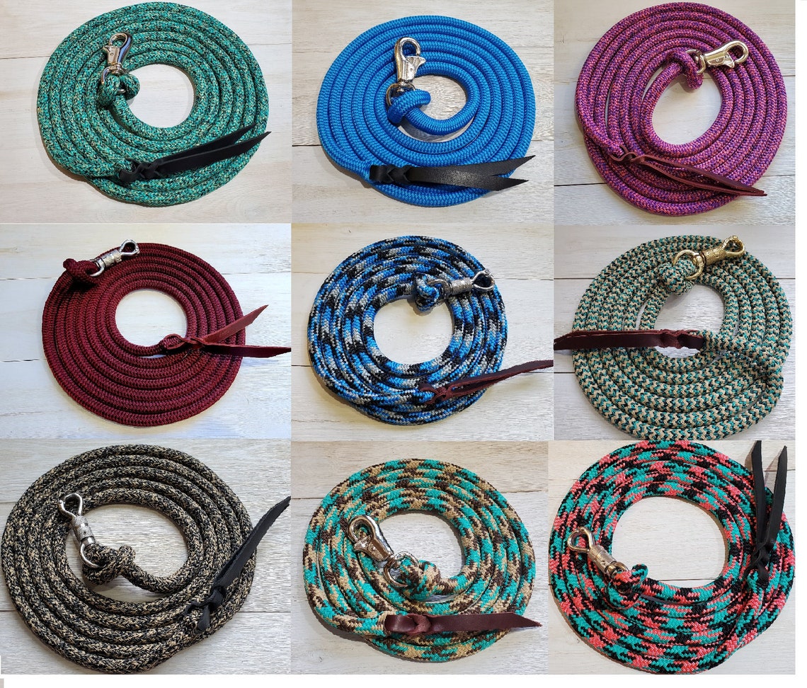 Training Lead Rope - Custom Made - Choice of Swivel Clasp/bull Snap ...
