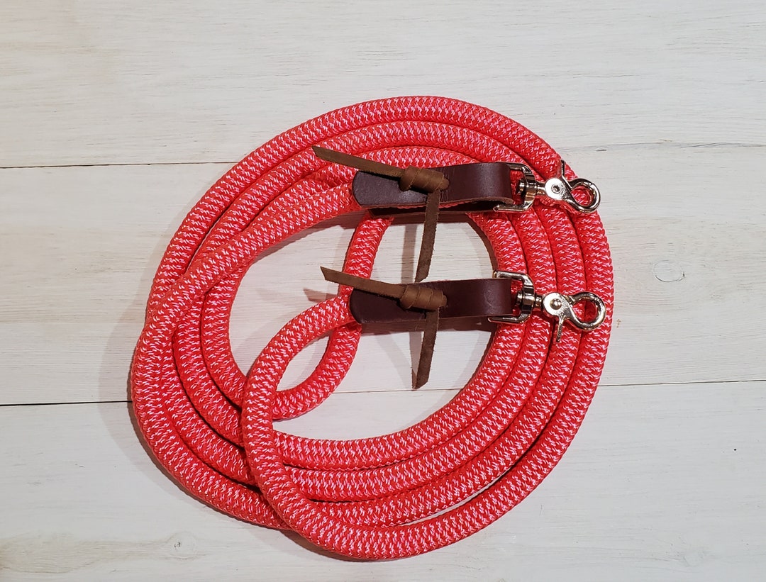 Custom Yacht Rope Loop Reins or Split Reins / Clinician Rope, Mecate ...
