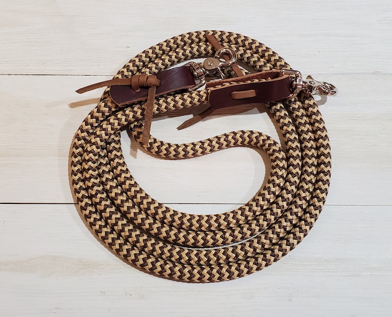 Custom Yacht Rope Loop Reins or Split Reins / Clinician Rope, Mecate ...