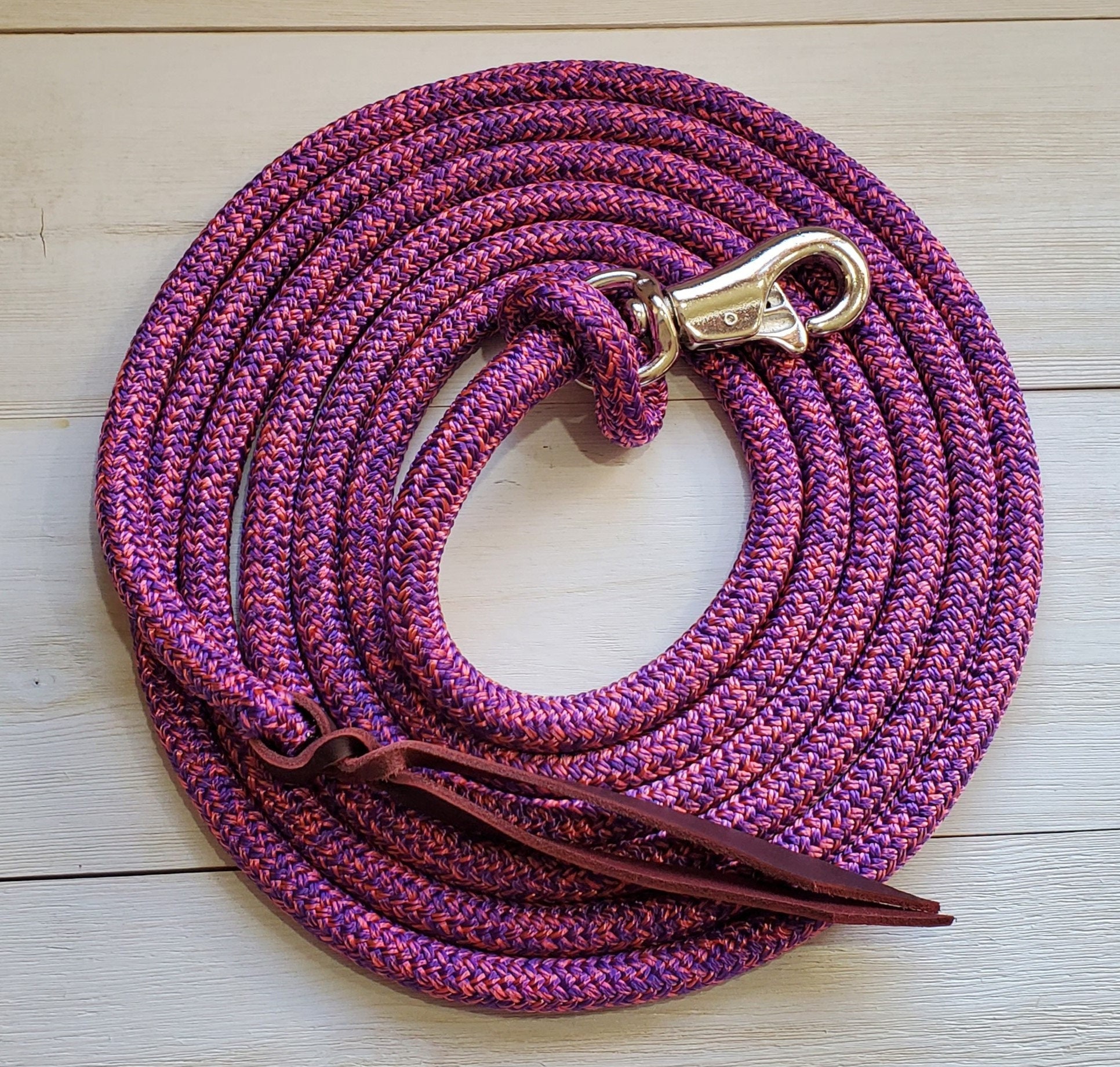 Training Lead Rope - Custom Made - Choice of Swivel Clasp/bull Snap ...