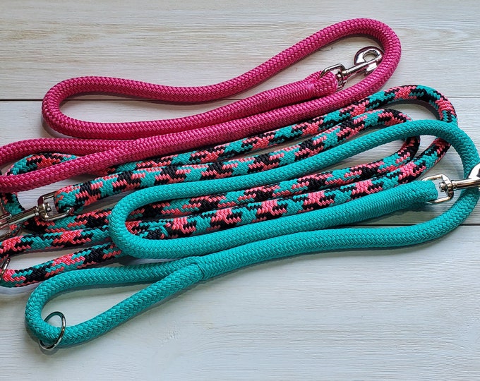Custom Dog Leash - Yacht Rope Leash - You Choose the Hardware and ...
