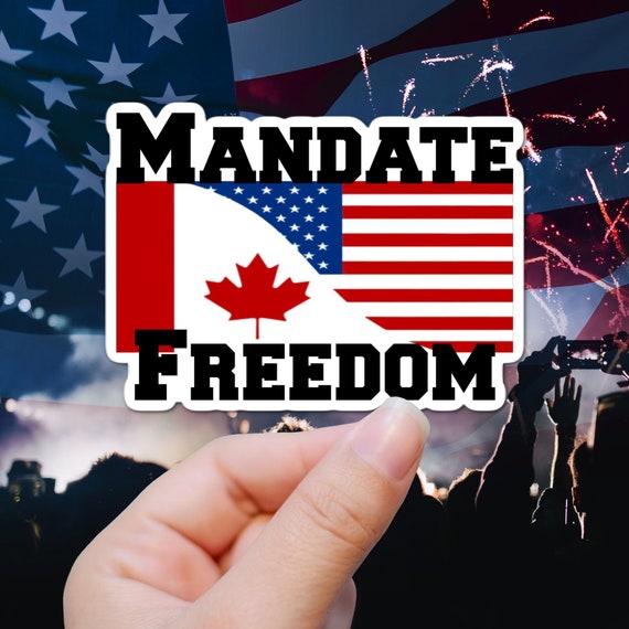 Electronics & Accessories Laptop Decals & Skins 3.25 Canada USA Flag ...