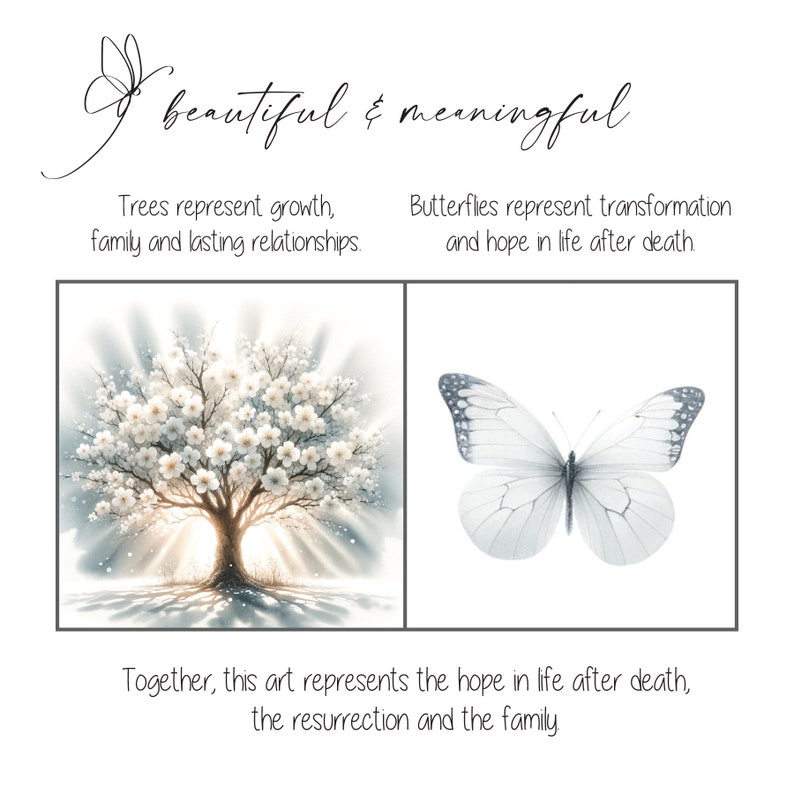 Butterfly Tree - Art of Remembrance and Comfort: Symbolizing Life ...