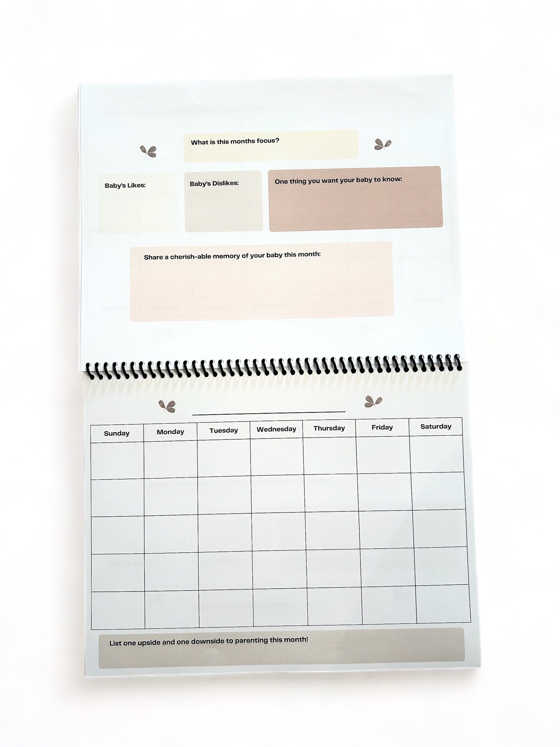 Baby's First Year Calendar Digital - Etsy