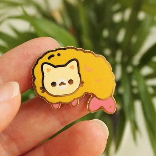 Kawaii Dango Cat Enamel Hard Pins Sushi Cat Pin - Etsy