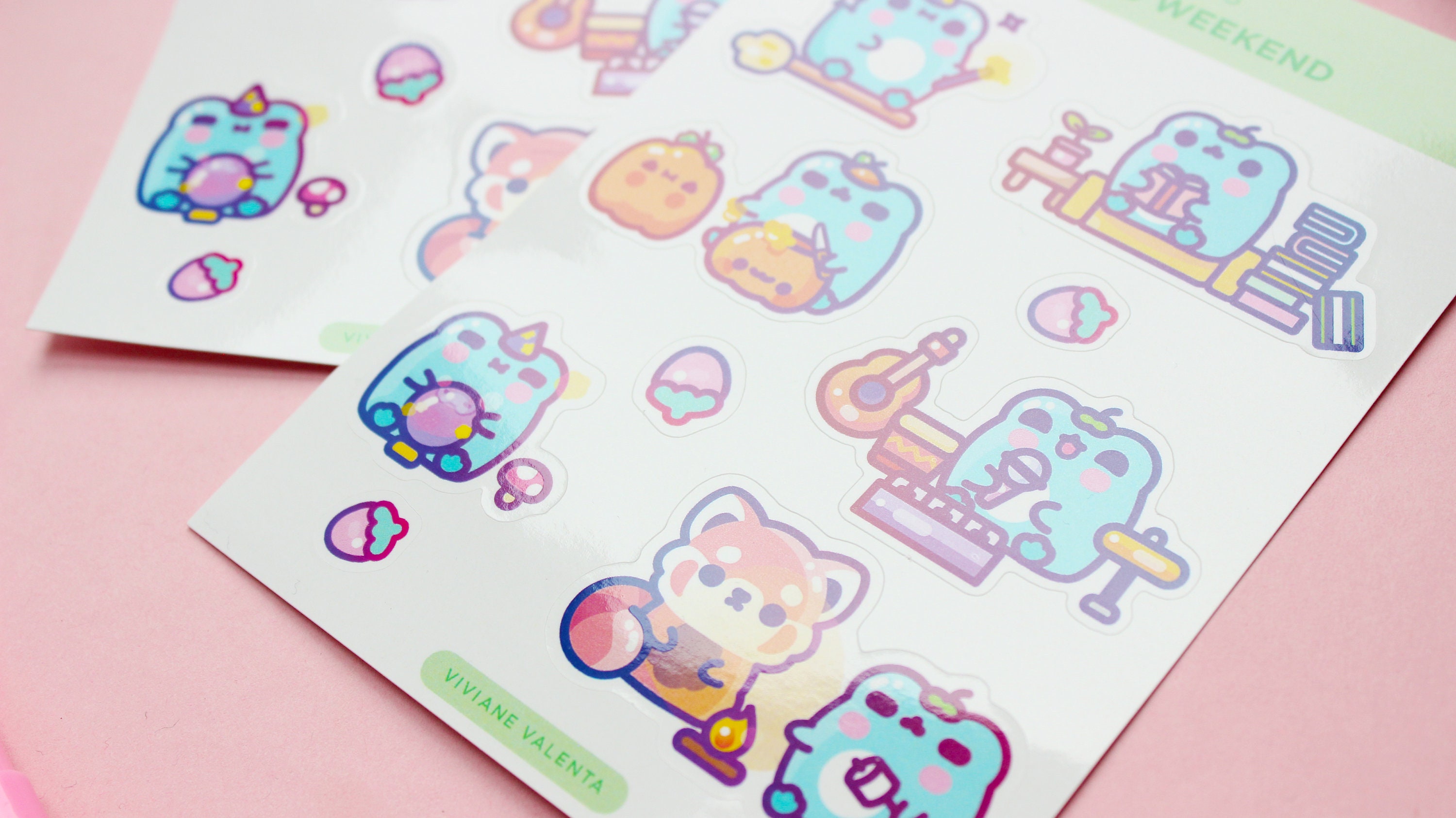 Kero Frog Sticker Sheet Japanese Cute Stickers Japanese | Etsy