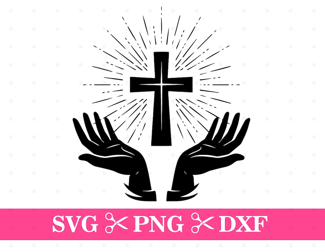Clipart religioso PNG Manos orando Svg Manos orando Clipart SVG Cricut ...