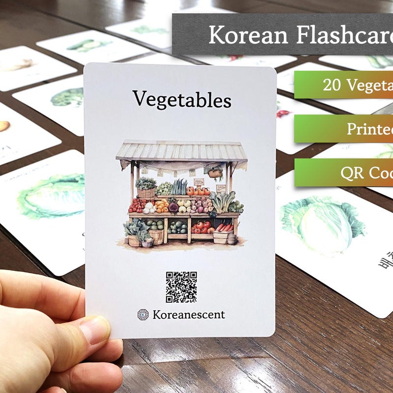Korean Flashcards - Etsy