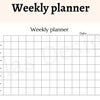 Weekly Outfit Planner Daily Activities Landscape Travel Planner Sports ...