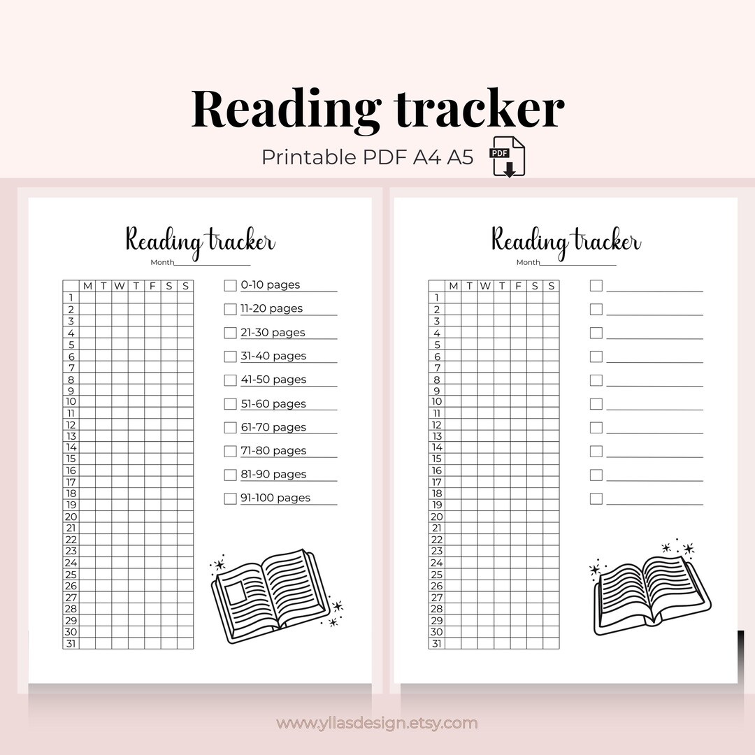Reading Journal Page | Printable Book Review Template | Reading Log ...