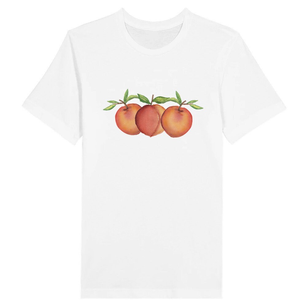 Peach Tshirt Gift Mom Vegan Peaches Shirt for Her Cottagecore Tshirt ...