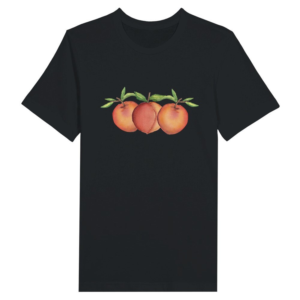 Peach Tshirt Gift Mom Vegan Peaches Shirt for Her Cottagecore Tshirt ...