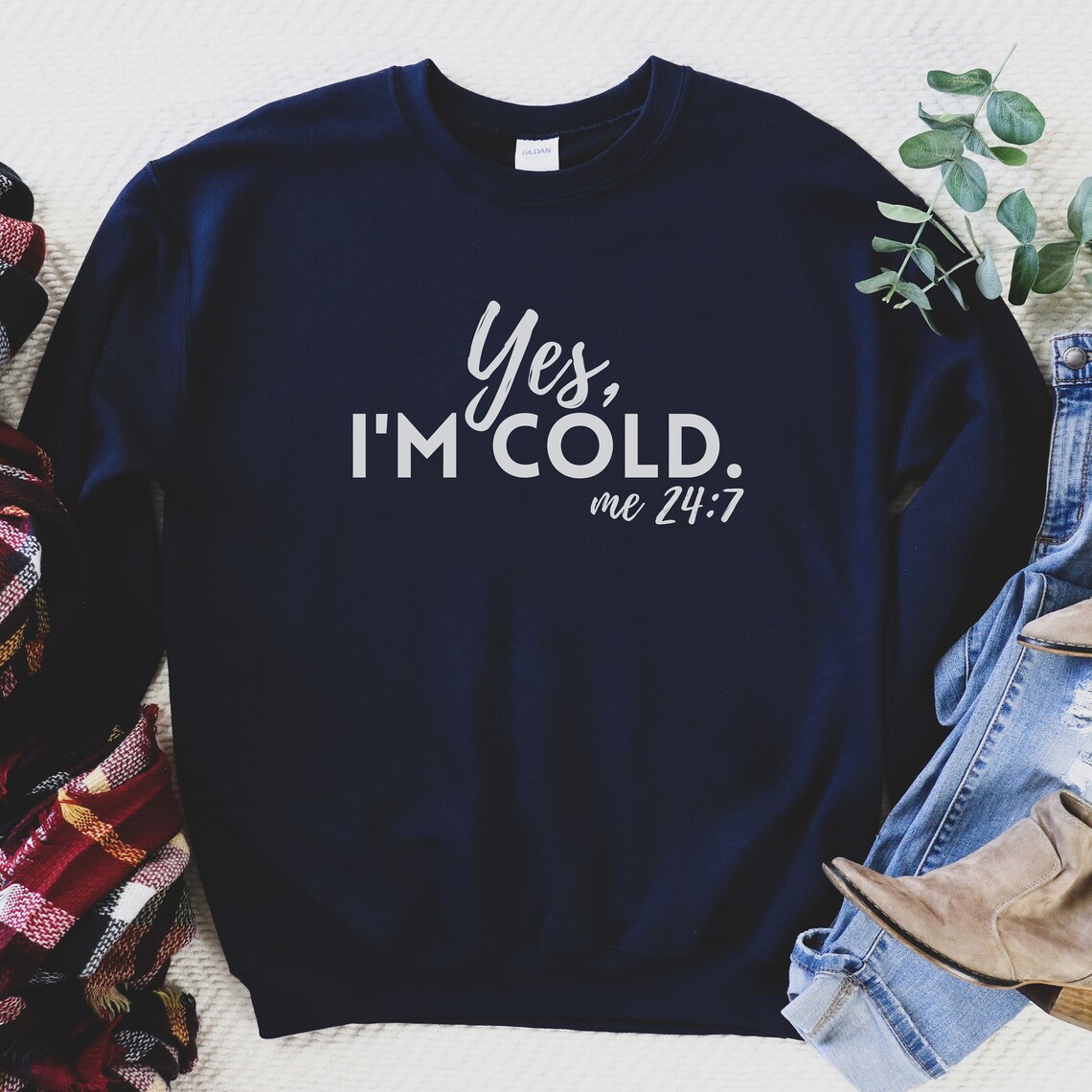 Yes I'm Cold Svg Png Jpg Pdf, Digital Download, Always Cold Gift ...