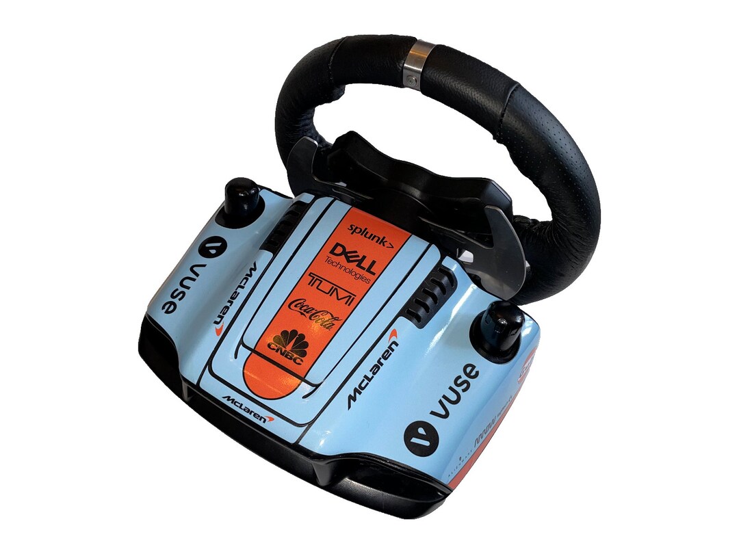 Mclaren Gulf Formula 1 Skin for Logitech G29 G920 Custom Vinyl Decal ...