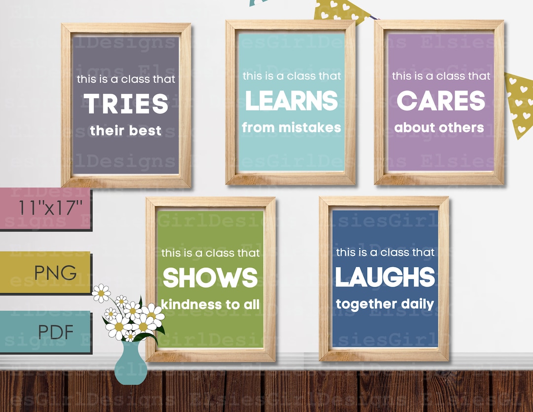 This is a Class Classroom Poster Set | Classroom Decor | Teacher ...