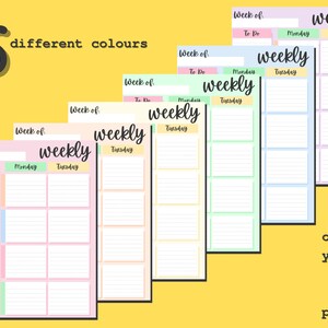 4 Subject Digital Planner | Digital Download | Digital Calendar ...