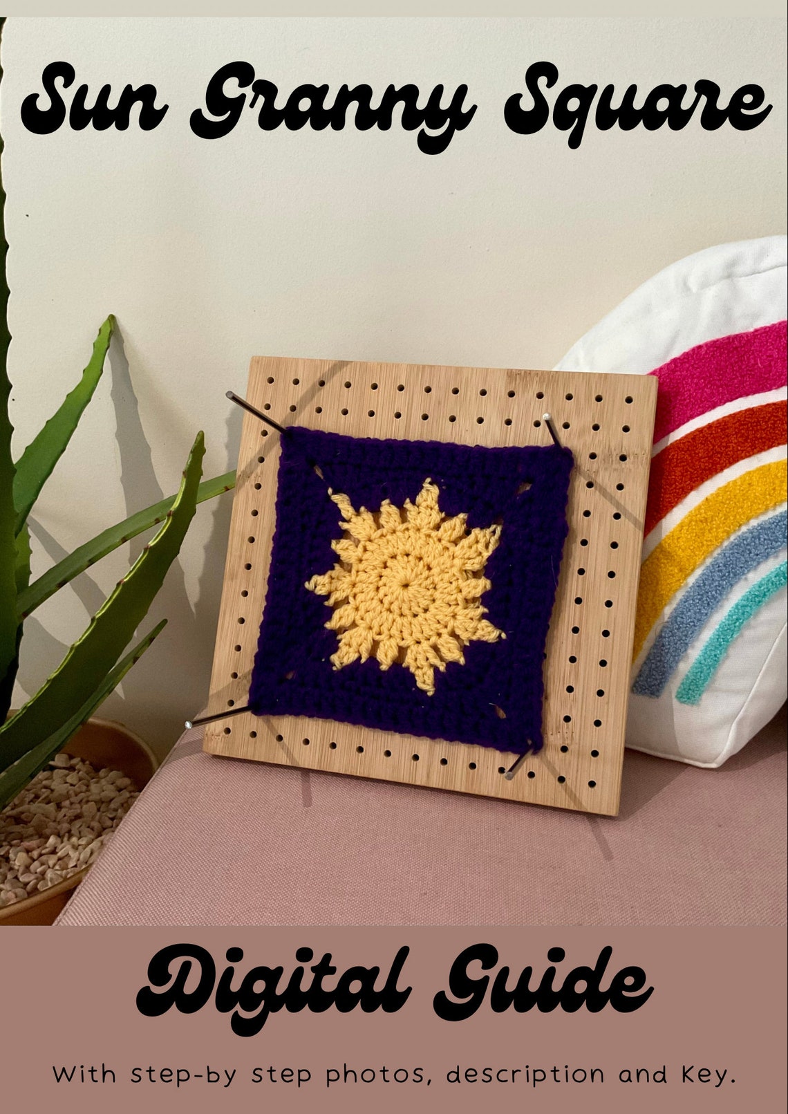 Sun Granny Square Pattern Digital Guide - Etsy